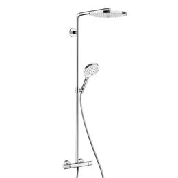 Hansgrohe Raindance Select S Aufputz-Duschsystem mit Thermostat, 27129400,