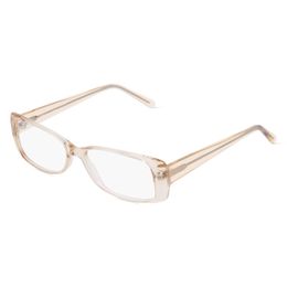 Fielmann JIL 025 CL Brille Damen | Fassung: Vollrand, Quadratisch, Beige Transparent