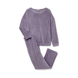 Tchibo - Nicki-Pyjama - Damen - Gr. L - lila