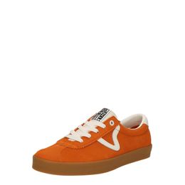 Vans Sneaker Damen Gr&ouml;&szlig;e 37 dunkelorange / wei&szlig;