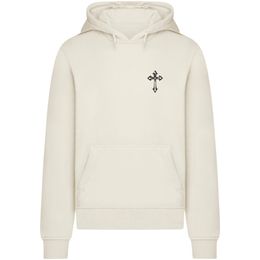 Mister Tee Sweatshirt 'Holy' Herren Gr&ouml;&szlig;e XS sand / schwarz / offwhite