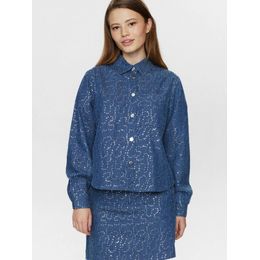 N&uuml;mph N&Uuml;MPH Bluse 'Journey' Damen Gr&ouml;&szlig;e S blue denim