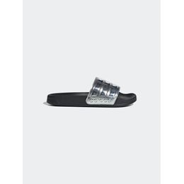adidas Sportswear Pantolette 'Adilette' Herren Gr&ouml;&szlig;e 38 schwarz / silber