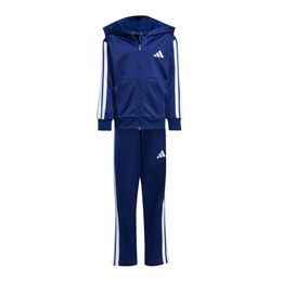 adidas Sportswear Trainingsanzug 'Essentials' M&auml;dchen Gr&ouml;&szlig;e 110 dunkelblau / wei&szlig;