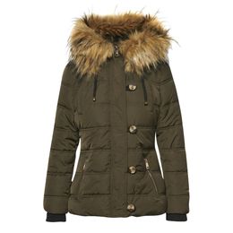 Koroshi Jacke Damen Gr&ouml;&szlig;e M khaki Winterjacke