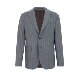 Van Gils Sakko Herren Gr&ouml;&szlig;e 48 braun / hellgrau / dunkelgrau