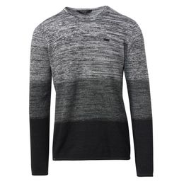 Koroshi Pullover 'Punto' Herren Gr&ouml;&szlig;e L hellgrau / graumeliert / schwarz