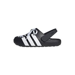 adidas Sportswear Clogs 'Adilette 2.0' Damen Gr&ouml;&szlig;e 44.5/45 schwarz / wei&szlig;