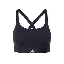 adidas Performance Sport-BH 'Impact Luxe' Damen Gr&ouml;&szlig;e XS schwarz / wei&szlig;