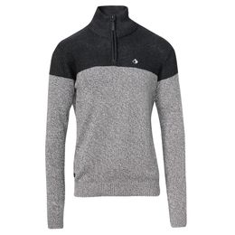 KOROSHI Pullover Herren Gr&ouml;&szlig;e L grau / schwarz / wei&szlig;
