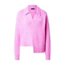 GAP Petite Pullover Damen Gr&ouml;&szlig;e M hellpink / wei&szlig;