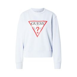 Guess Sweatshirt Damen Gr&ouml;&szlig;e S hellgrau / rot / schwarz / wei&szlig;
