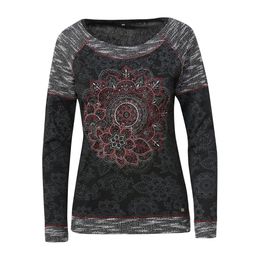 Koroshi Shirt Damen Gr&ouml;&szlig;e XS rot / schwarz / wei&szlig;