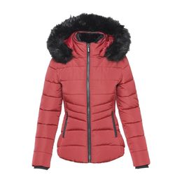 KOROSHI Winterjacke Damen Gr&ouml;&szlig;e XL rot / schwarz