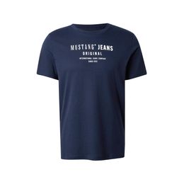 Mustang T-Shirt 'Austin' Herren Gr&ouml;&szlig;e 6XL navy / wei&szlig;