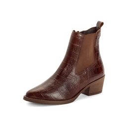 Tamaris Chelsea Boots Damen Gr&ouml;&szlig;e 41 kastanienbraun Winterschuhe