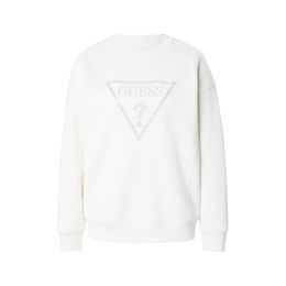 Guess Sweatshirt Damen Gr&ouml;&szlig;e M creme / silber