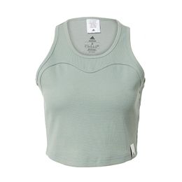 adidas Sportswear Sporttop 'Lounge Rib' Damen Gr&ouml;&szlig;e M/L pastellgr&uuml;n