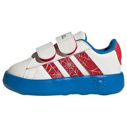 adidas Sportswear Athletic Shoes 'Adidas x Marvel Spider-Man Grand Court' boy size 26.5 Blue / Ruby red / White