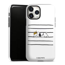 DeinDesign iPhone 11 Pro Handy Panzer Handyh&uuml;lle robuste Outdoor H&uuml;lle Schutzh&uuml;lle gl&auml;nzend Snoopy Dog Peanuts Tough Case