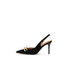 Kazar Slingpumps Damen Gr&ouml;&szlig;e 42 gold / schwarz