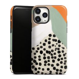 DeinDesign iPhone 11 Pro Handy Panzer Handyh&uuml;lle robuste Outdoor H&uuml;lle Schutzh&uuml;lle gl&auml;nzend Abstract Kunst Boho Tough Case