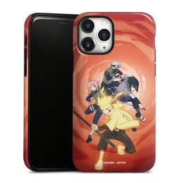 DeinDesign iPhone 11 Pro Handy Panzer Handyh&uuml;lle robuste Outdoor H&uuml;lle Schutzh&uuml;lle gl&auml;nzend Sasuke Sakura Naruto Shippuden Tough Case