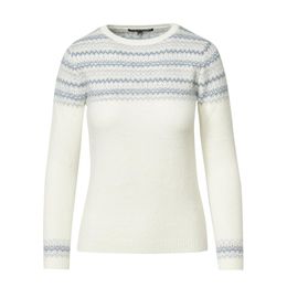 KOROSHI Pullover Damen Gr&ouml;&szlig;e M hellblau / silber / wei&szlig;