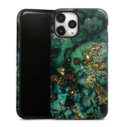 DeinDesign iPhone 11 Pro Handy Panzer Handyh&uuml;lle robuste Outdoor H&uuml;lle Schutzh&uuml;lle gl&auml;nzend Muster Glitzer Marble Tough Case