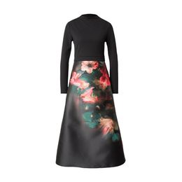 Vila Kleid 'VICLARA' Damen Gr&ouml;&szlig;e 42 tanne / altrosa / hellrot / schwarz Winterkleid