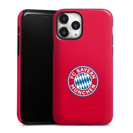 DeinDesign iPhone 11 Pro Handy Panzer Handyh&uuml;lle robuste Outdoor H&uuml;lle Schutzh&uuml;lle gl&auml;nzend Fc Bayern M&uuml;nchen Fcb Logo Tough Case