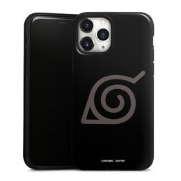 DeinDesign iPhone 11 Pro Handy Panzer Handyh&uuml;lle robuste Outdoor H&uuml;lle Schutzh&uuml;lle gl&auml;nzend Naruto Shippuden Konoha Logo Tough Case