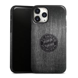 DeinDesign iPhone 11 Pro Handy Panzer Handyh&uuml;lle robuste Outdoor H&uuml;lle Schutzh&uuml;lle gl&auml;nzend Fc Bayern M&uuml;nchen Metallic Look Fcb Tough Case