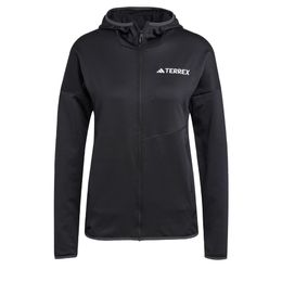 adidas terrex Funktionsfleecejacke 'Xperior' Damen Gr&ouml;&szlig;e XS schwarz / wei&szlig;