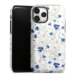 DeinDesign iPhone 11 Pro Handy Panzer Handyh&uuml;lle robuste Outdoor H&uuml;lle Schutzh&uuml;lle gl&auml;nzend Muster Flowers Flower Tough Case