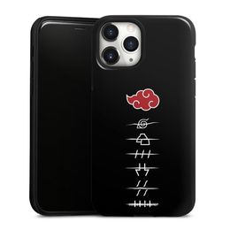 DeinDesign iPhone 11 Pro Handy Panzer Handyh&uuml;lle robuste Outdoor H&uuml;lle Schutzh&uuml;lle gl&auml;nzend Naruto Shippuden Akatsuki Official Licensed Product Tough Case