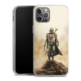 DeinDesign iPhone 12 Pro Max Handy Silikon H&uuml;lle Case transparent Handyh&uuml;lle The Mandalorian Star Wars Official Licensed Product Silikon Case