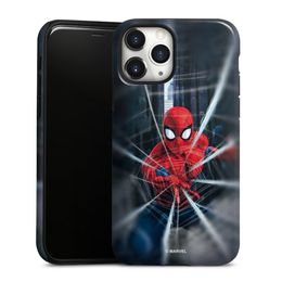 DeinDesign iPhone 11 Pro Handy Panzer Handyh&uuml;lle robuste Outdoor H&uuml;lle Schutzh&uuml;lle gl&auml;nzend Spiderman Marvel Kinofilm Tough Case