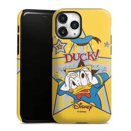 DeinDesign iPhone 11 Pro Handy Panzer Handyh&uuml;lle robuste Outdoor H&uuml;lle Schutzh&uuml;lle gl&auml;nzend Disney Official Licensed Product Donald Duck Tough Case