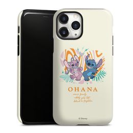 DeinDesign iPhone 11 Pro Handy Panzer Handyh&uuml;lle robuste Outdoor H&uuml;lle Schutzh&uuml;lle gl&auml;nzend Lilo & Stitch Official Licensed Product Disney Tough Case