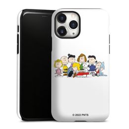 DeinDesign iPhone 11 Pro Handy Panzer Handyh&uuml;lle robuste Outdoor H&uuml;lle Schutzh&uuml;lle gl&auml;nzend Merchandise Kindheit Peanuts Tough Case