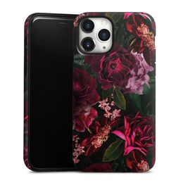DeinDesign iPhone 11 Pro Handy Panzer Handyh&uuml;lle robuste Outdoor H&uuml;lle Schutzh&uuml;lle gl&auml;nzend Blossom Flowers Rose Tough Case