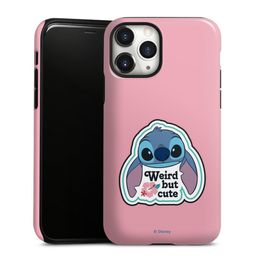DeinDesign iPhone 11 Pro Handy Panzer Handyh&uuml;lle robuste Outdoor H&uuml;lle Schutzh&uuml;lle gl&auml;nzend Disney Sayings Lilo & Stitch Tough Case