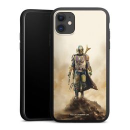 DeinDesign iPhone 11 Handy Premium Silikon H&uuml;lle Handyh&uuml;lle schwarz Case The Mandalorian Star Wars Official Licensed Product Silikon Premium Case