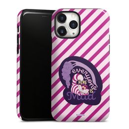 DeinDesign iPhone 11 Pro Handy Panzer Handyh&uuml;lle robuste Outdoor H&uuml;lle Schutzh&uuml;lle gl&auml;nzend Alice In Wonderland Disney Grinning Cat Tough Case