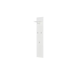 Garderobenpaneel Apuela - wei&szlig; - MDF-Platte - 30 cm - 152 cm - cm 23,0 - Sconto