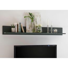 Wandregal Home Affaire "Ascot", gr&uuml;n, B:160cm H:20cm T:20cm, FSC-zertifizierter Holzwerkstoff, Regale, Wandregal, Breite 160 cm