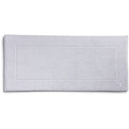 Möve Badematte MÖVE "Superwuschel" Gr. 1, silber, H:8mm, Baumwolle, Badematten, Badematte