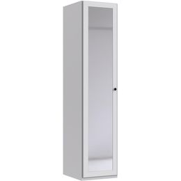 Kleiderschrank wimex "New York mit Spiegelt&uuml;ren", wei&szlig;, B:45cm H:208cm T:58cm, Schr&auml;nke, Kleiderschrank, in 5 Breiten und 2 H&ouml;hen