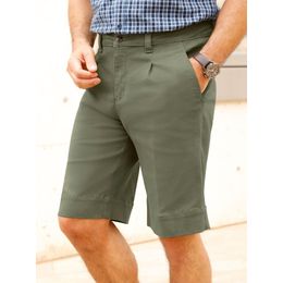 Bermudas Marco Donati, Herren, Gr. 62, Normalgrößen, khaki, 81% Baumwolle, 17% Polyester, 2% Elasthan, unifarben, Hosen Bermudas
